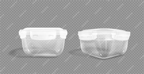 클리핑 경로와 래치 잠금 뚜껑이 있는 플라스틱 식품 용기 냉동 제품 보관 식사를 위한 닫힌 도시락 격리된 패키지 전면 및