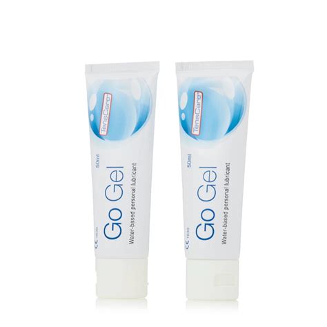 Tenscare Go Gel Water Based Lubricant 2 X 50ml Qvc Uk