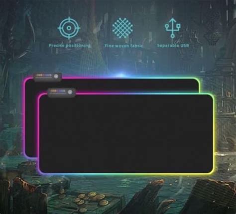 Bnib Rgb Led Gaming Mousepad Computers And Tech Parts And Accessories Mouse And Mousepads On Carousell