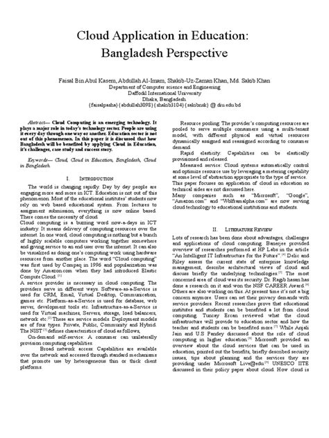 Cloud Computing Bangladesh Perspective Download Free Pdf Cloud
