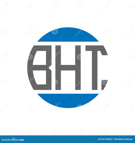 Bht Letter Logo Design On White Background Bht Creative Initials