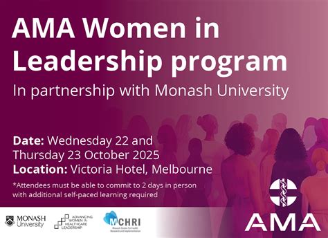 Ama Women In Leadership Program Sold Out Australian Medical Association