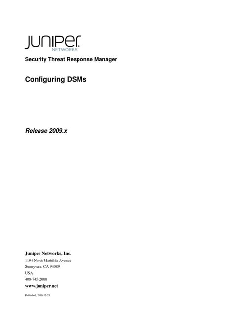 Configuring Juniper Dsms Pdf File Transfer Protocol Apache Server