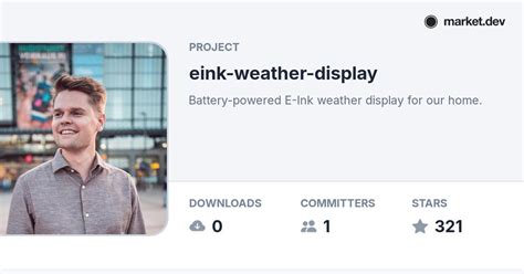 eink weather display ecosystem directory market dev