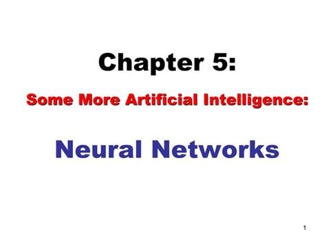 Chapter 5 Part I Basics Neural Networkspptx