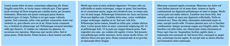 tres columnas en css con flexbox