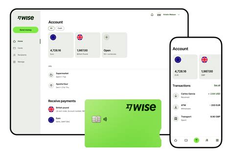 wise transferwise poplatky platby konto debetní karta wise