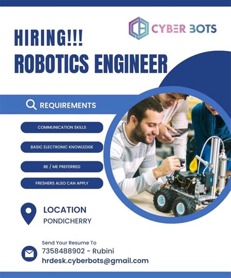 Cyberbots On Linkedin Hiring Roboticsengineering