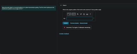 Solved Monochromatic Light Is At Normal Incidence On A Plane