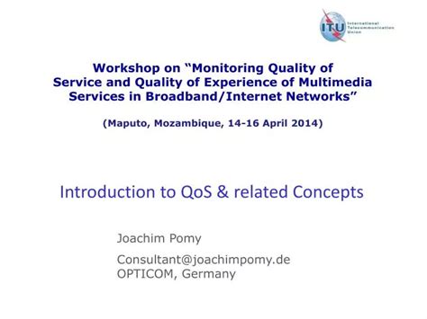 Ppt Introduction To Qos And Related Concepts Powerpoint Presentation