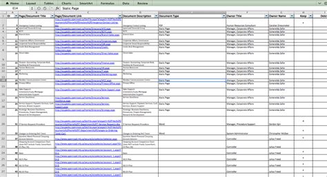 Audit Spreadsheet Templates — Db