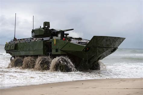 Us Marines Tests New Acv 30 Armored Fighting Vehicle With Kongsbergs