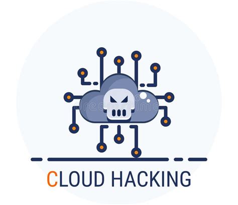 Cloud Hacking Stock Vector Illustration Of Client Icon 47464711