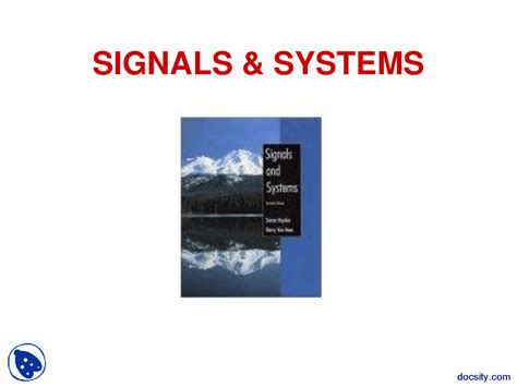 Lti Systems And Fourier Transforms Signals And Systems Lecture Slides