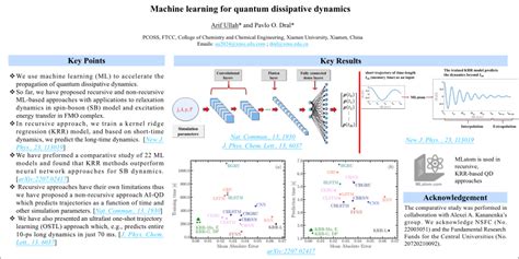 pdf machine learning for quantum dissipative dynamics