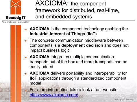 Axcioma The Component Framework For Distributed Real Time And Embedded Systems Ppt
