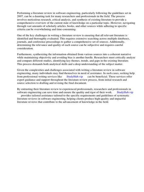 Guidelines For Performing Systematic Literature Reviews In Software Engineering 2007 Pdf