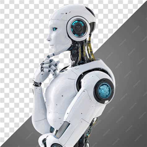 Premium Psd Png Ai Robot Thinking Technological Intelligence Intelligent