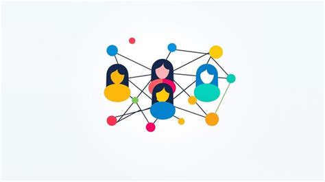 Abstract Network Design Connecting People And Communities Premium Ai