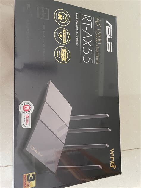 BNIB Sealed Asus Rt Ax55 Wifi 6 Router With 3 Year Warranty Computers Tech Parts