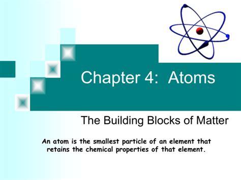 Chapter Atoms