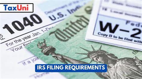 Irs Filing Requirements 2025
