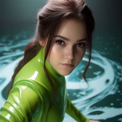 Alienor The Green Slime Girl By Naabal669 On Deviantart