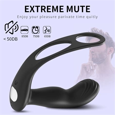 Vibrator ชายตอมลกหมากนวด Butt Plug ชะลอการแหวนควบคม Backyard ของเล thai adult