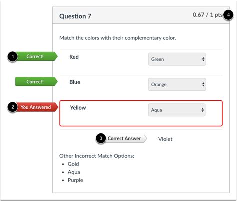 How Do I Create A Matching Quiz Question Bearface