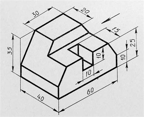 начертите фигуру с трех разных видов сверху спереди и сбоку Школьные Знания Com