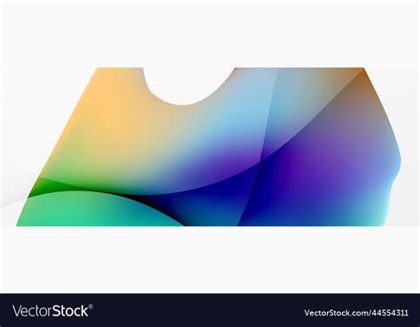 Abstract Background Fluid Gradient Color Wave Vector Image