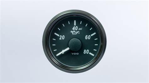 Singleviu 52mm J1939 80psi Oil Pressure Gauge Retail Pack With Harness