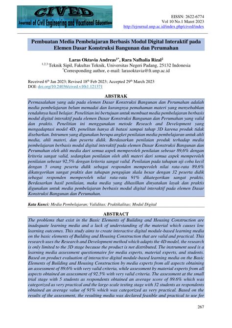 Pdf Pembuatan Media Pembelajaran Berbasis Modul Digital Interaktif Pada Elemen Dasar