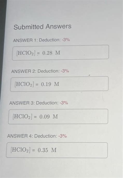 Solved To 1 0 L Of A 0 38m Solution Of Hclo2 Is Added 0 19