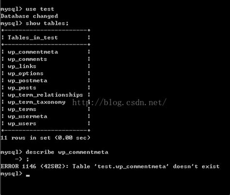 Mysql 数据库 提示错误error 1146数据库表明明存在mysql报执行错误1146 Csdn博客