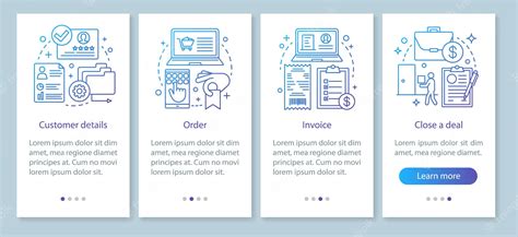 Premium Vector Crm Software Mobile App Page Screen Vector Template