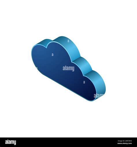 Cloud Storage Technology Digital Data Cloud Isometric Illustration Stock Vector Image And Art Alamy