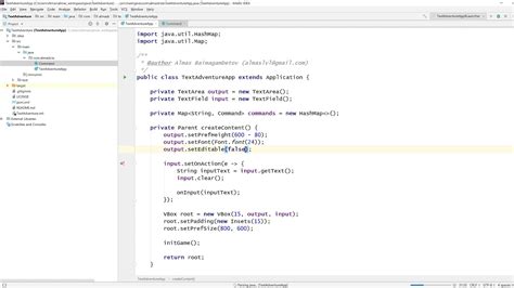 Javafx Game Text Adventure Youtube