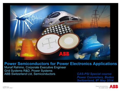 Power Semiconductors For Power Electronics Applications Docslib