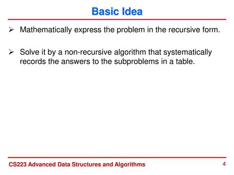 Dynamic Programming 1 Neil Tang 420 Ppt Download