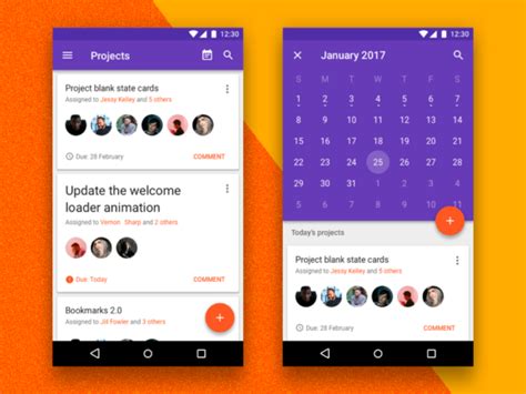 Android Nougat Free UI Kit For Sketch IDevie