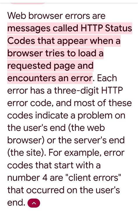 what are the browser error