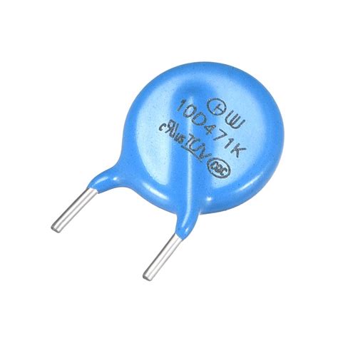 Uxcell 50pcs Voltage Dependent Resistors Ac 300v 10d471k L3 5 Radial Lead Disc