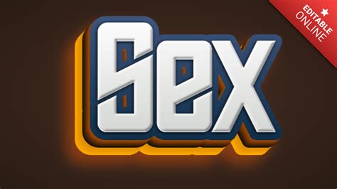 Sex 3d With Orange Glow Text Effect Generator Sex 3d With Orange Glow Text Effect Generator