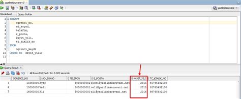 PL SQL Ders Tablo Oluşturma Silme İşlemler Yazılım Karavanı Bilim Teknoloji Mühendislik