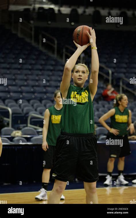 Vermonts Alissa Sheftic During Ncaa College Basketball Practice In
