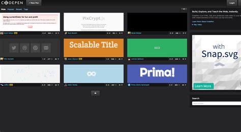 In Browser Code Editor Teaching Coding New Pen