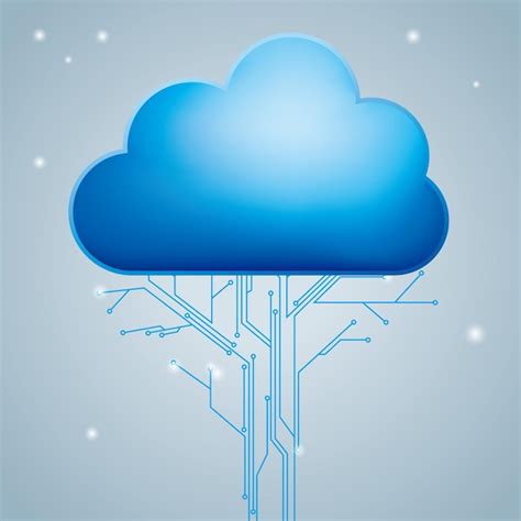 Premium Vector Cloud Computing And Networking Design Concept Circuit Board Concept