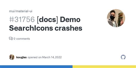Docs Demo Searchicons Crashes · Issue 31756 · Muimaterial Ui · Github