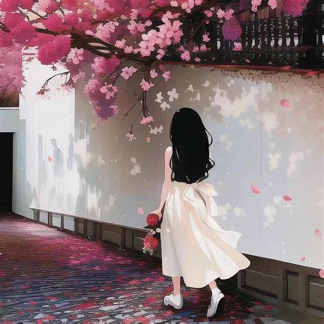 夏天二次元女生头像 夏日清新动漫女生二次元头像